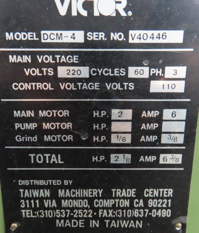 SAWS: VICTOR DCM-4 VERTICAL BANDSAW - 16 in. - Year: 1996